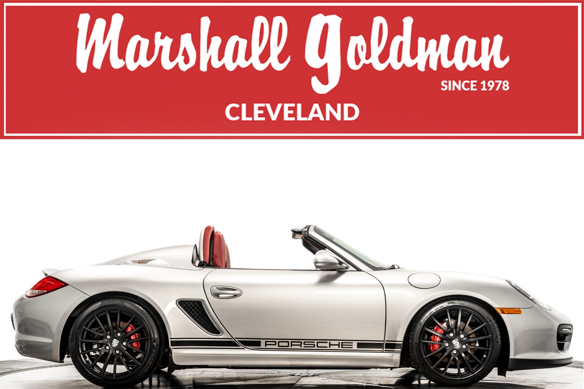Platinum Silver Metallic 2012 Porsche Boxster Spyder For Sale - Stock ...