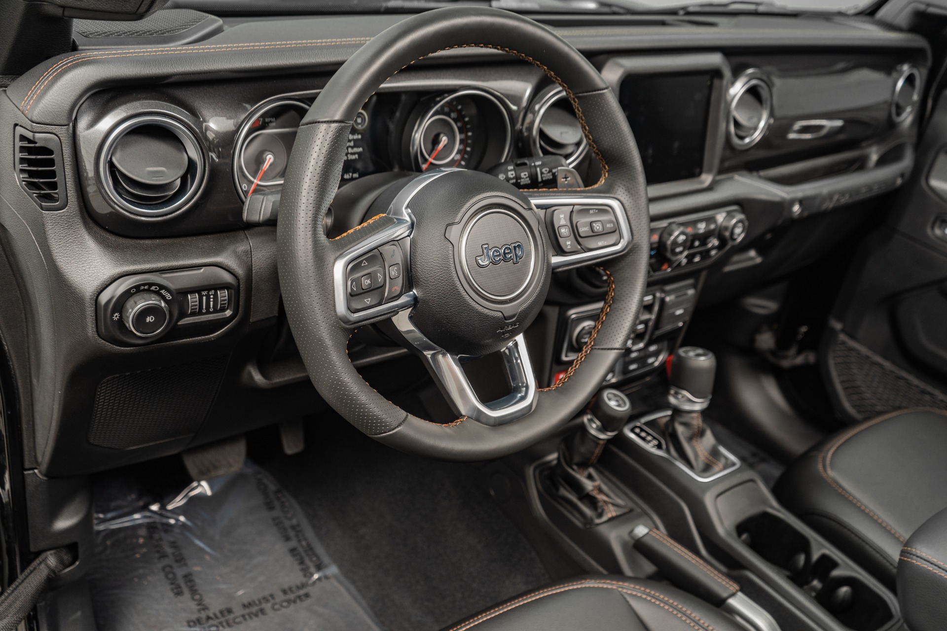 2022 Jeep Wrangler Rubicon Black Interior