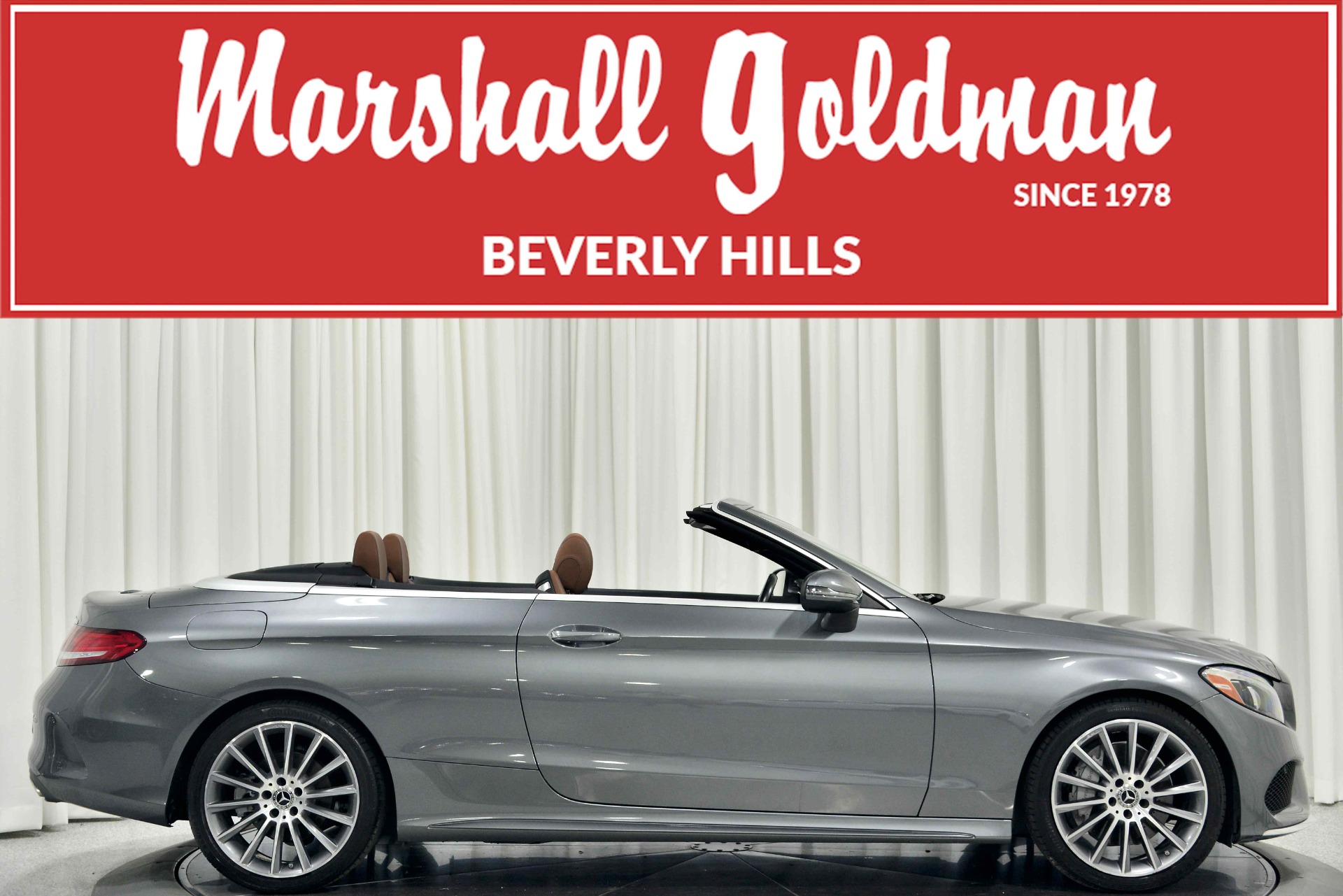 Selenite Grey Metallic 2018 Mercedes-Benz C300 Convertible For Sale ...