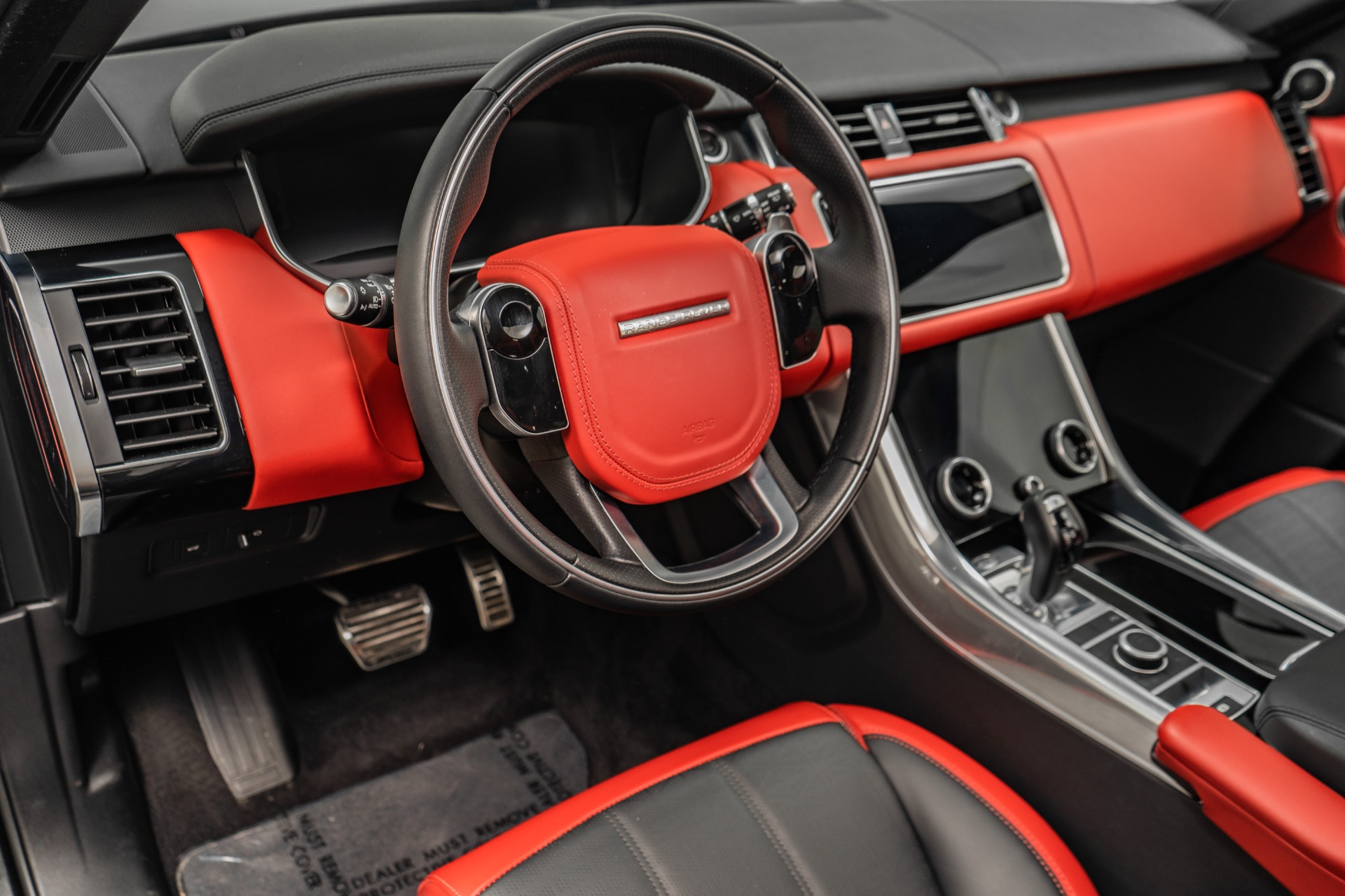 Range Rover Sport 2022 Red Interior