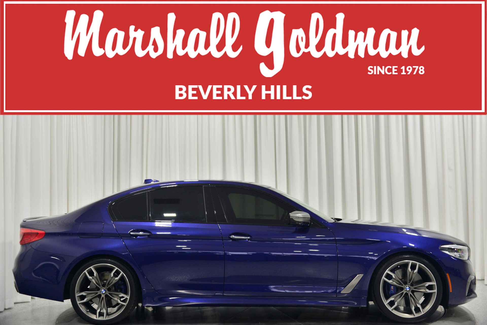 Mediterranean Blue Metallic 2018 BMW M550i xDrive For Sale - Stock ...