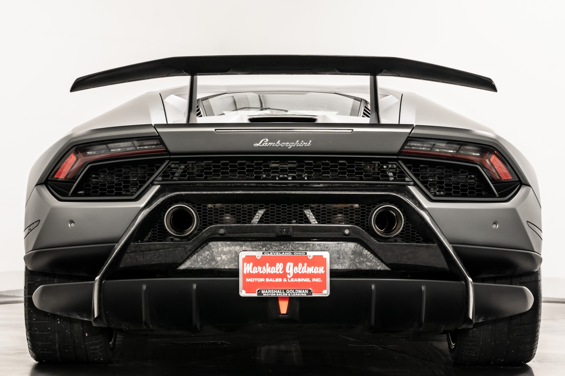 2018 Lamborghini Huracan Rear View VIN: ZHWUR2ZFXJLA08644 | Used 2018