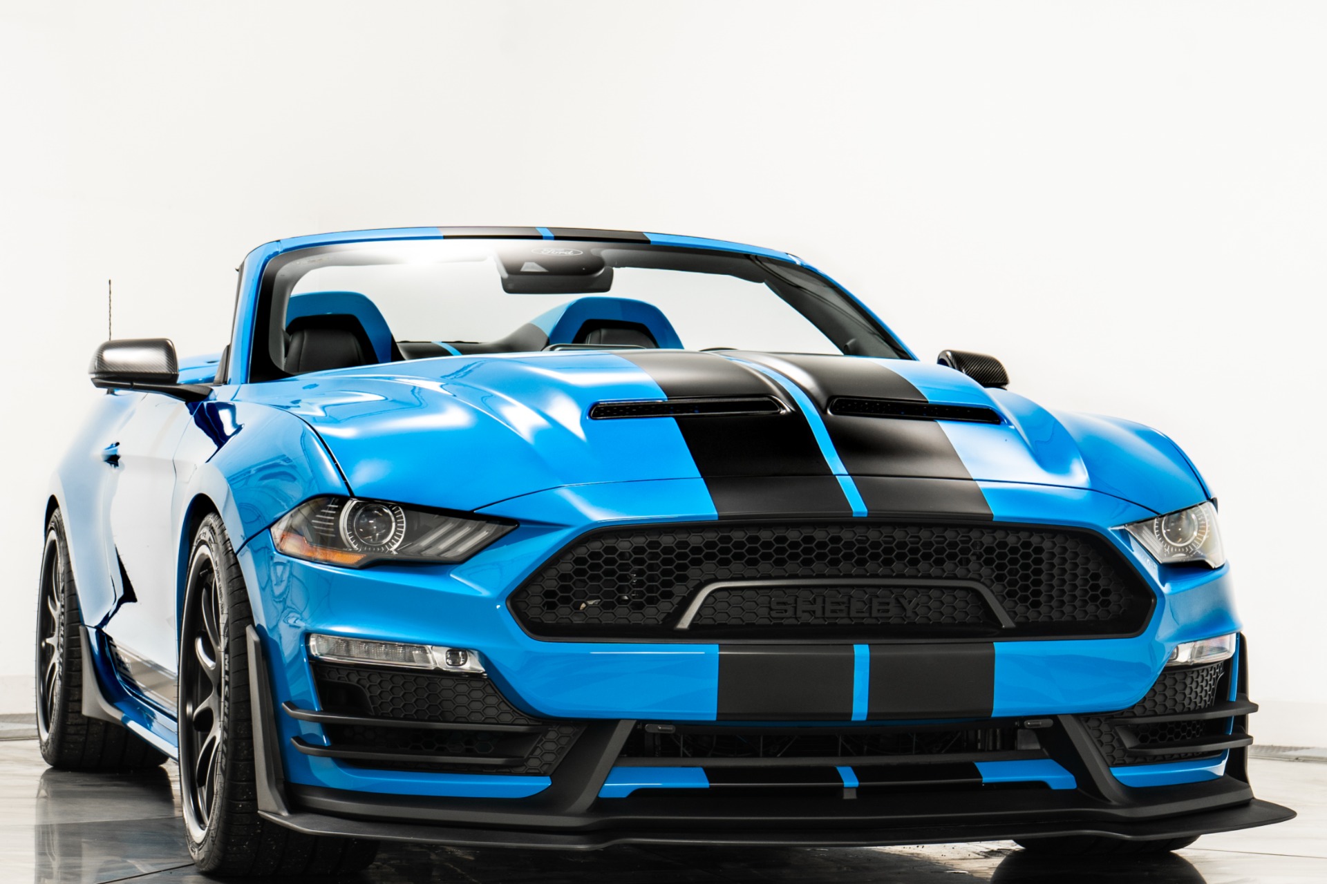 Matte Grabber Blue Mustang