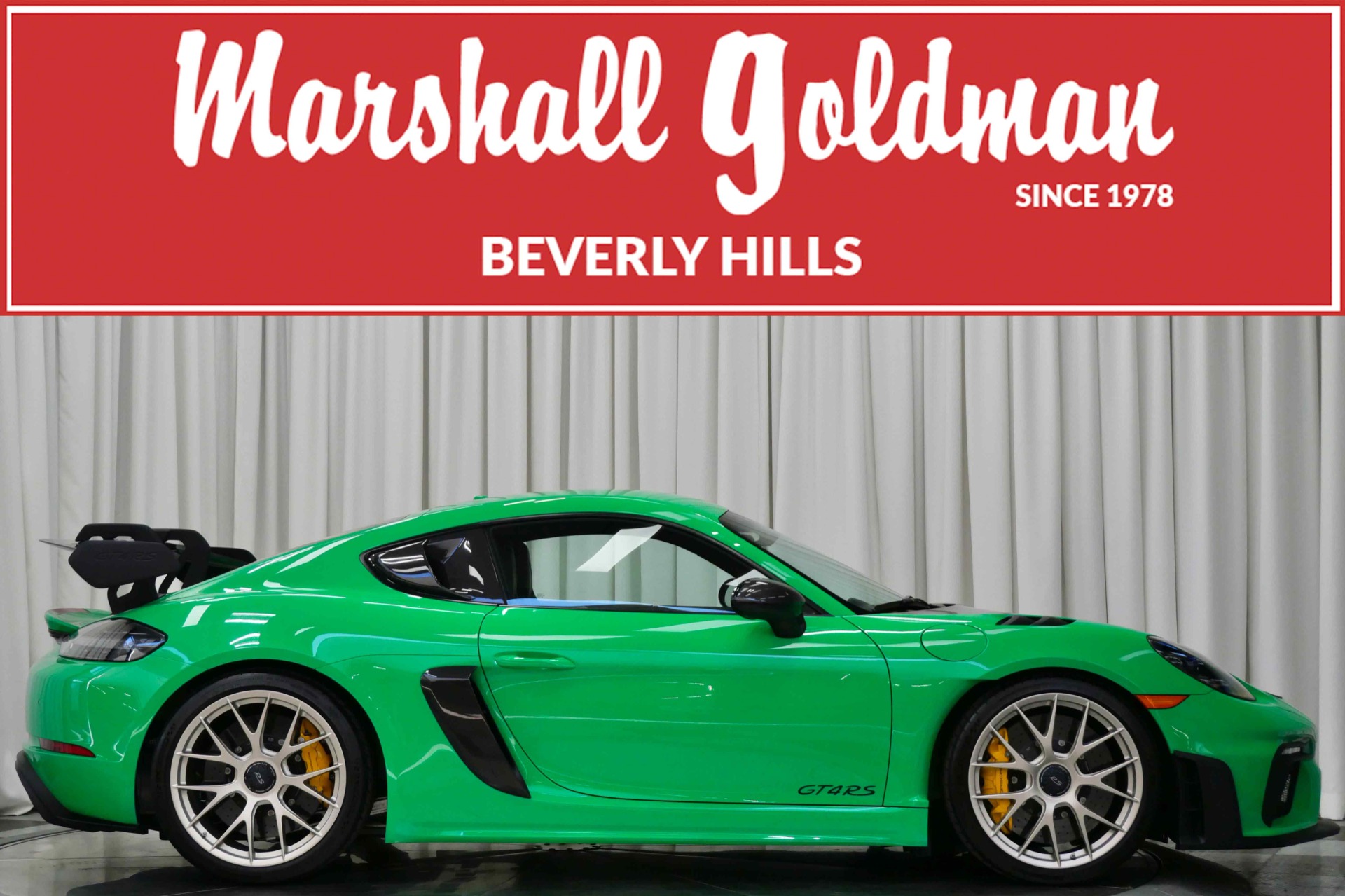 Paint to Sample Signal Green 2023 Porsche 718 Cayman GT4 RS Weissach ...