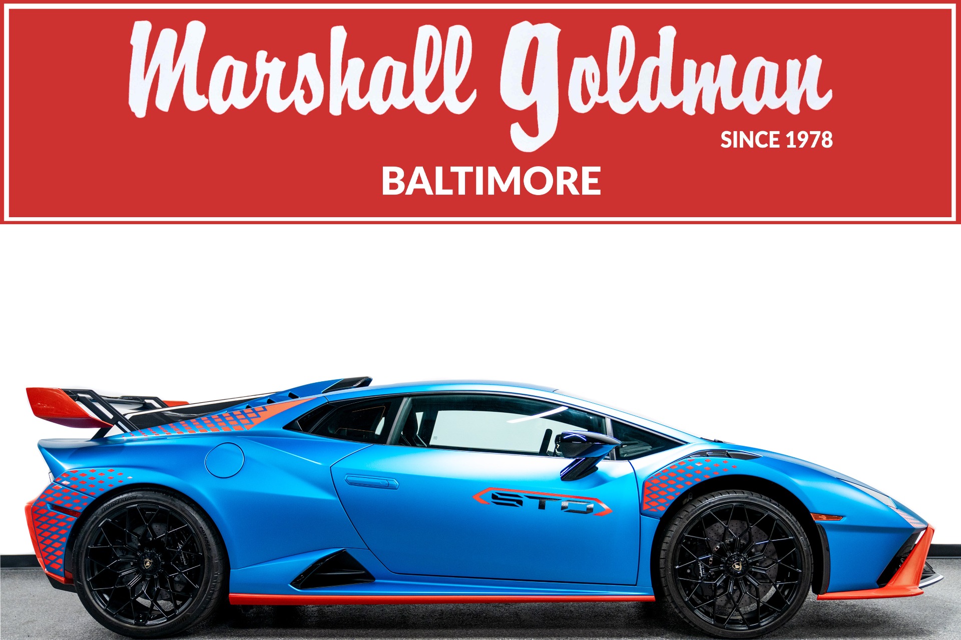 Blu Uranus Matt 2022 Lamborghini Huracan STO For Sale - Stock Number ...