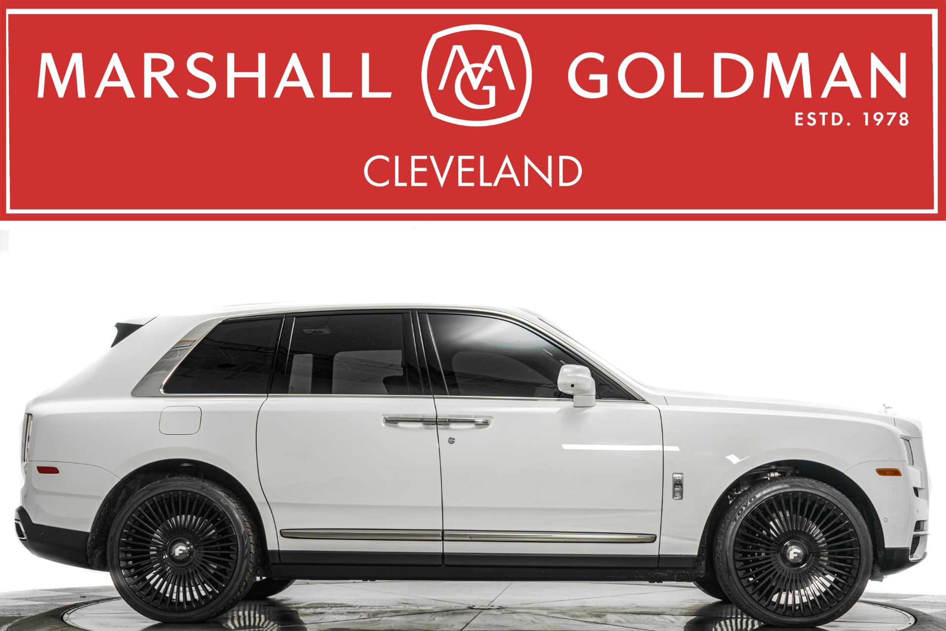 English White 2020 Rolls-Royce Cullinan -Polished 22 Wheels, Rear ...
