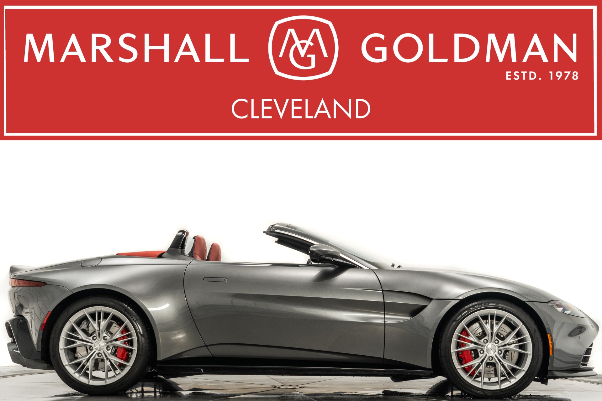 Magnetic Silver 2022 Aston Martin Vantage Convertible -Duotone interior ...