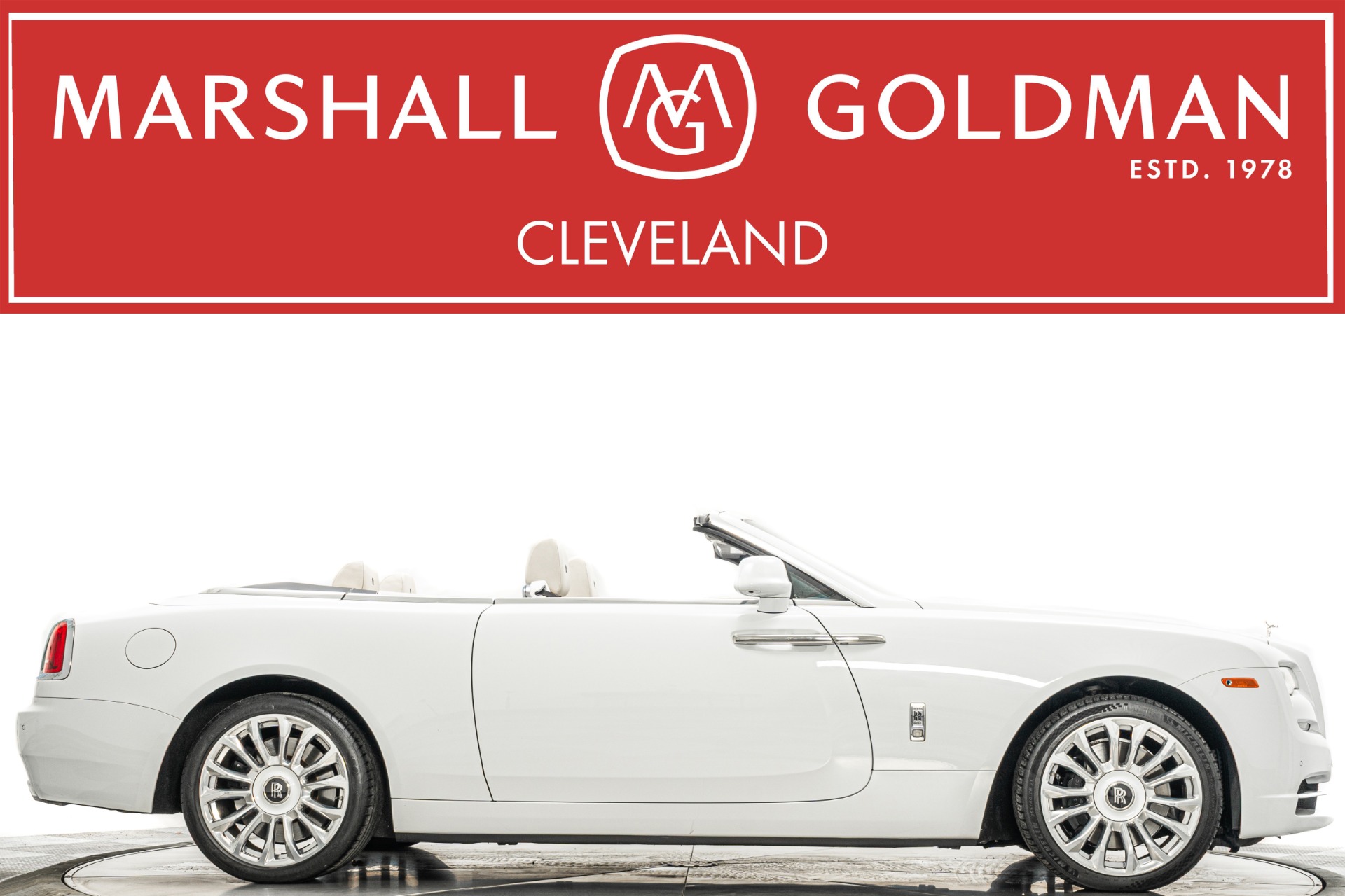 Arctic White 2019 Rolls-Royce Dawn -Heated and Ventilated Seats, Burl ...