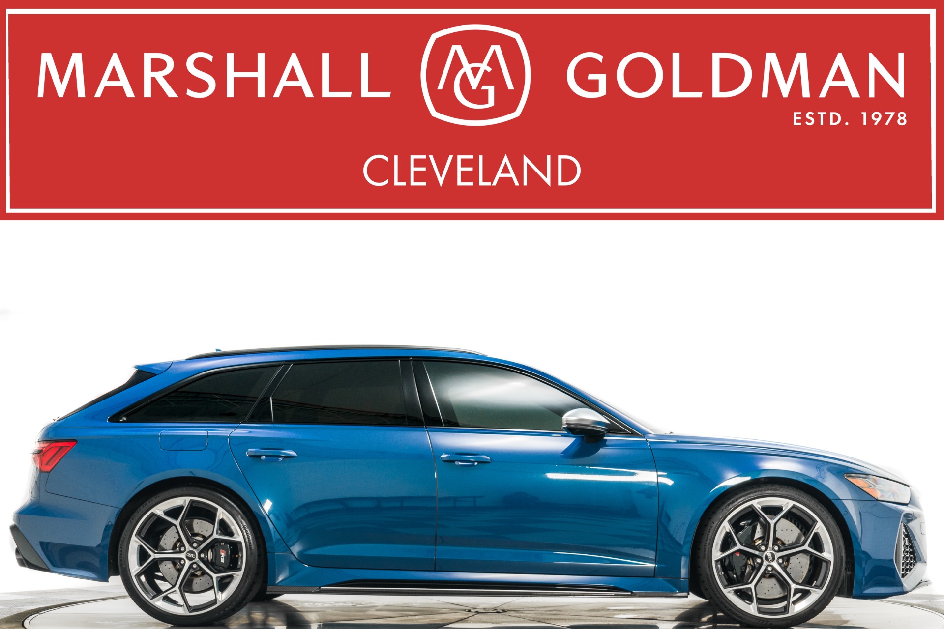 Ascari Blue Metallic 2024 Audi RS6 Avant 4.0T quattro performance ...