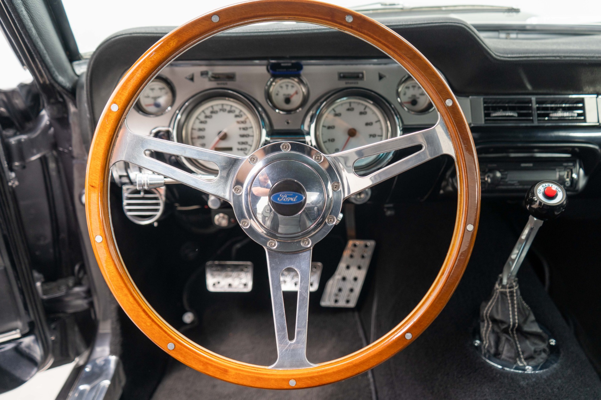 1968 Mustang Steering Wheel 1968 Ford Mustang GT Fastback (Car In NZ)