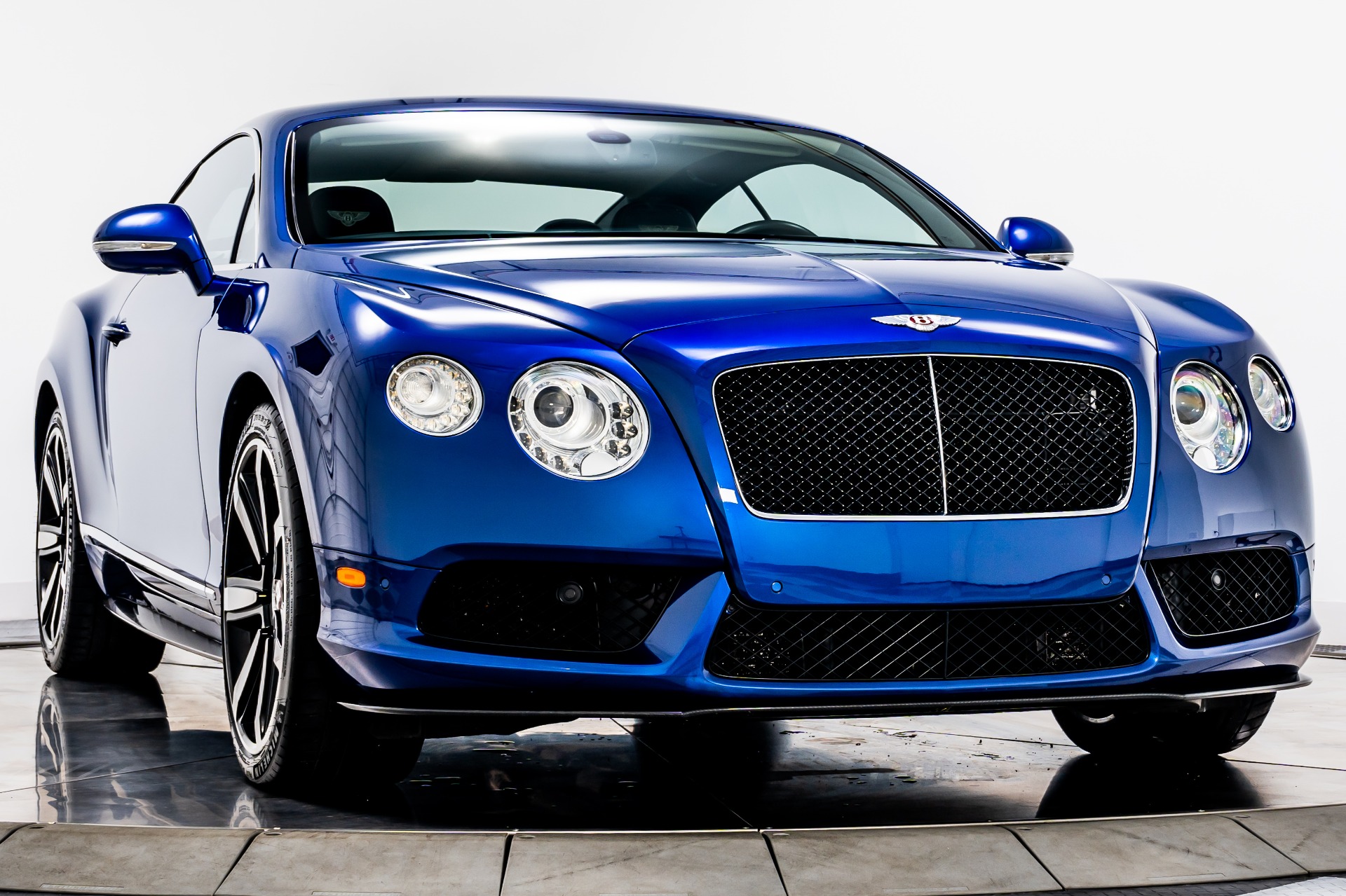 Bentley Continental Gt V8 Blue